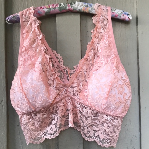 Intimates & Sleepwear | New Peach Lace Bralette | Poshmark
